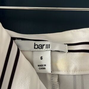 Bar III | Pants & Jumpsuits | Bar 1 Wide Leg Black And White Striped ...